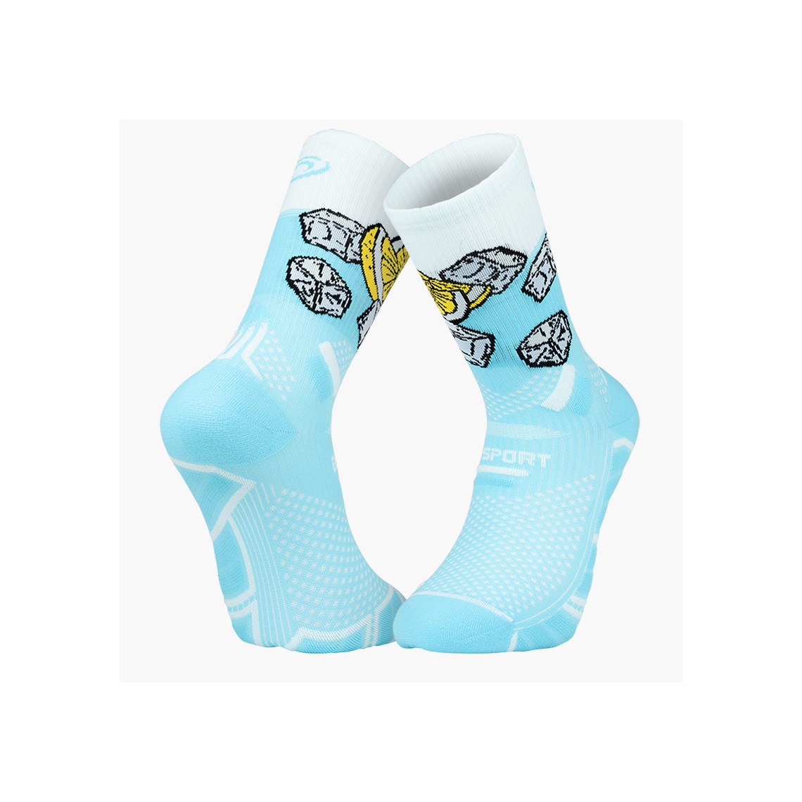 TRAIL ULTRA NUTRISOCKS BLUE LAGOON - Collector | Made in France